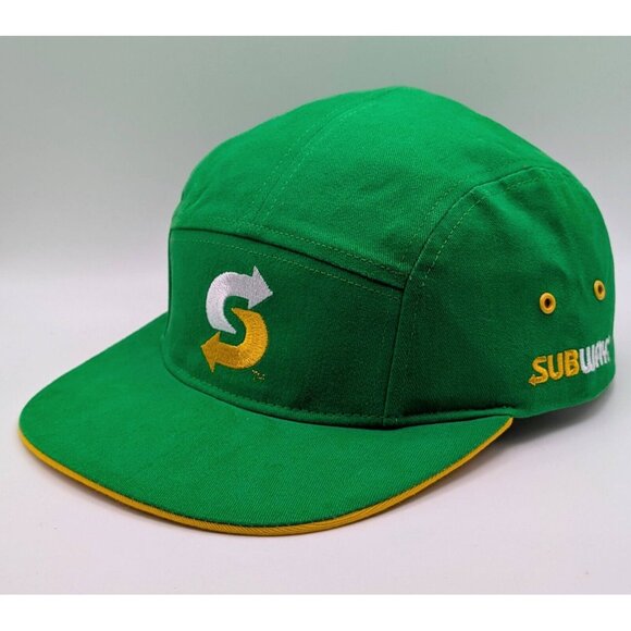 Subway | Accessories | New Subway Snapback Hat Cap Green Yellow ...